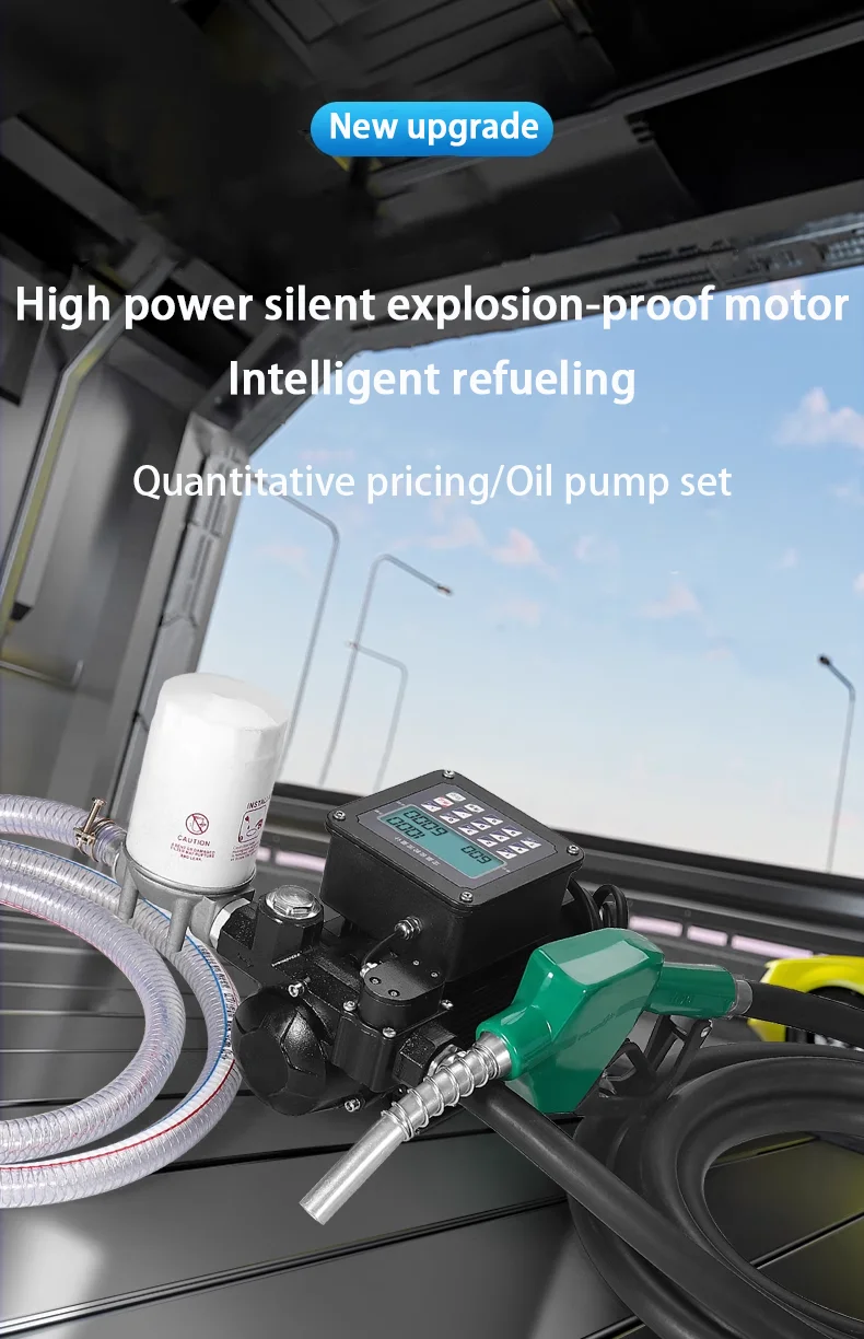 Cavitt 12v/24v/220v Quantitative Explosion-proof Pump Portable Fuel ...