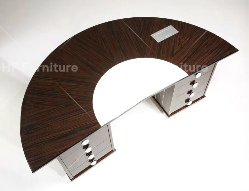 Executive Office Desk Semicircle Office Table With Chair High Quality ...