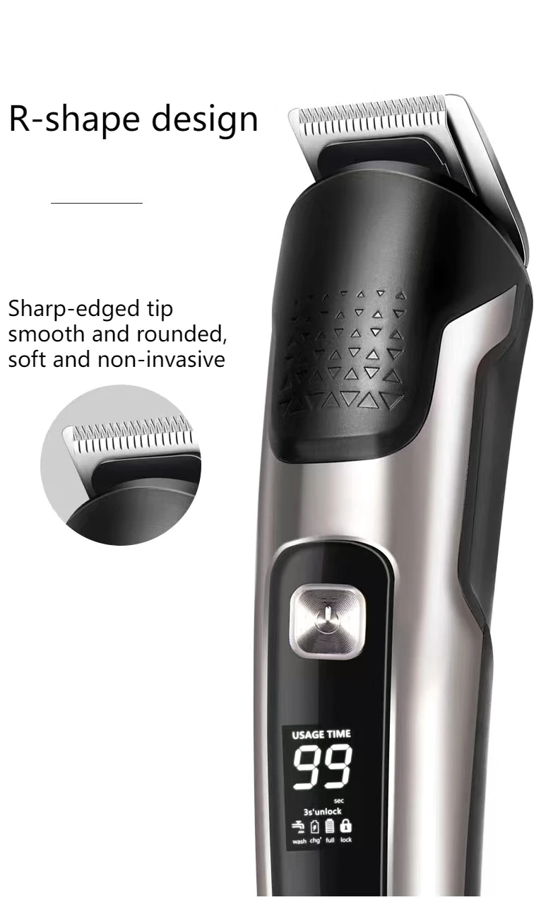 Multifunctional Battery Rechargeable Automatic Men's Barber Machine ...