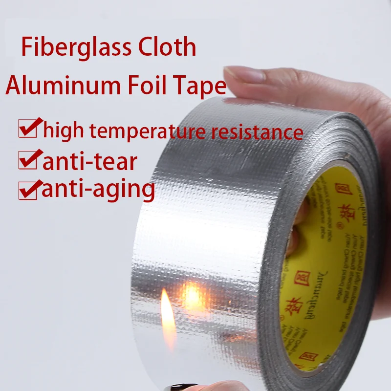 Self-Fireproof Silver Reinforced Die Cut Pipeline Masking Adhesive ...