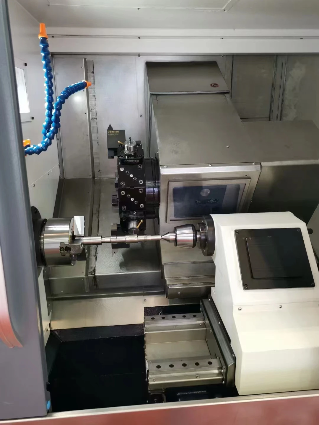 CNC Turret Lathe Multi-purpose Mini Lathe and Milling Cnc Machine ...