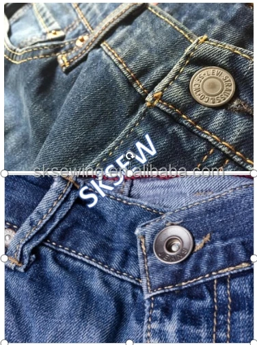 Automatic Jeans Shirt Button Attaching Machine - Durable & Efficient
