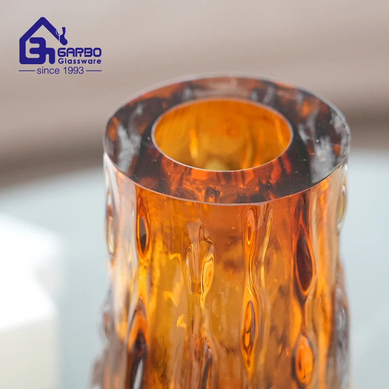 New Modern Luxury Decorative Fancy Glass Vase Handmade Colored Glaze ...
