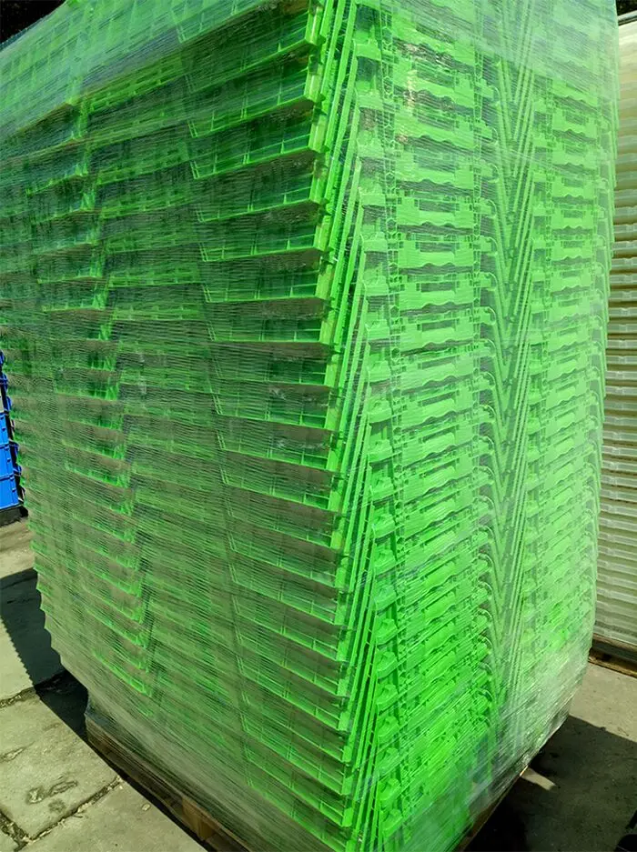 Join Extra Long Lockable Moving Crates Transport Package Stack Flip Top ...