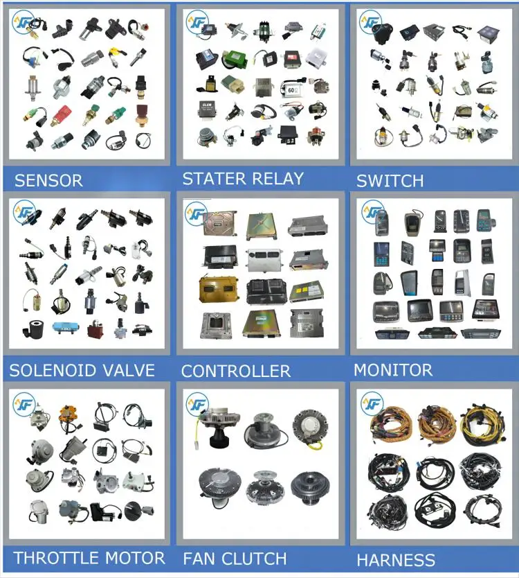 XF Parts Hydraulic Pump Wiring Harness for CAT 330C Excavator Pump Wire ...