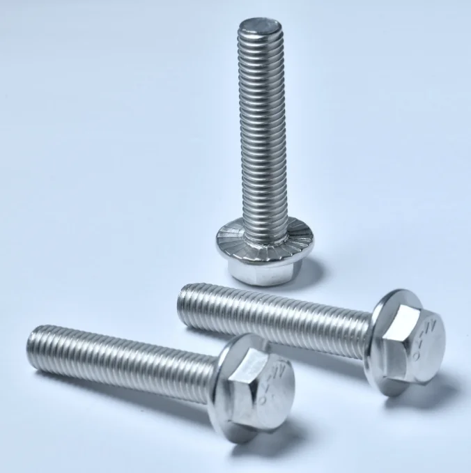 M6 M8 M10 M12 M14 M16 M20 Stainless Steel Hex Flange Bolt A2 A4 Flange ...