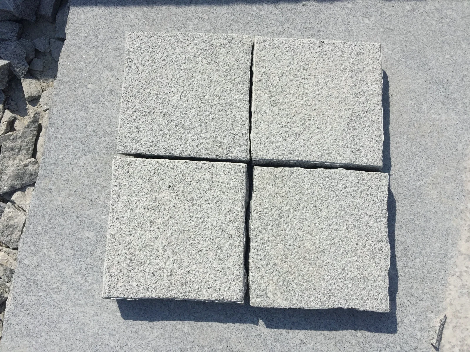 Natural Grey Granite Veneer Curbstone Paving Stone For Outdoor Use ...