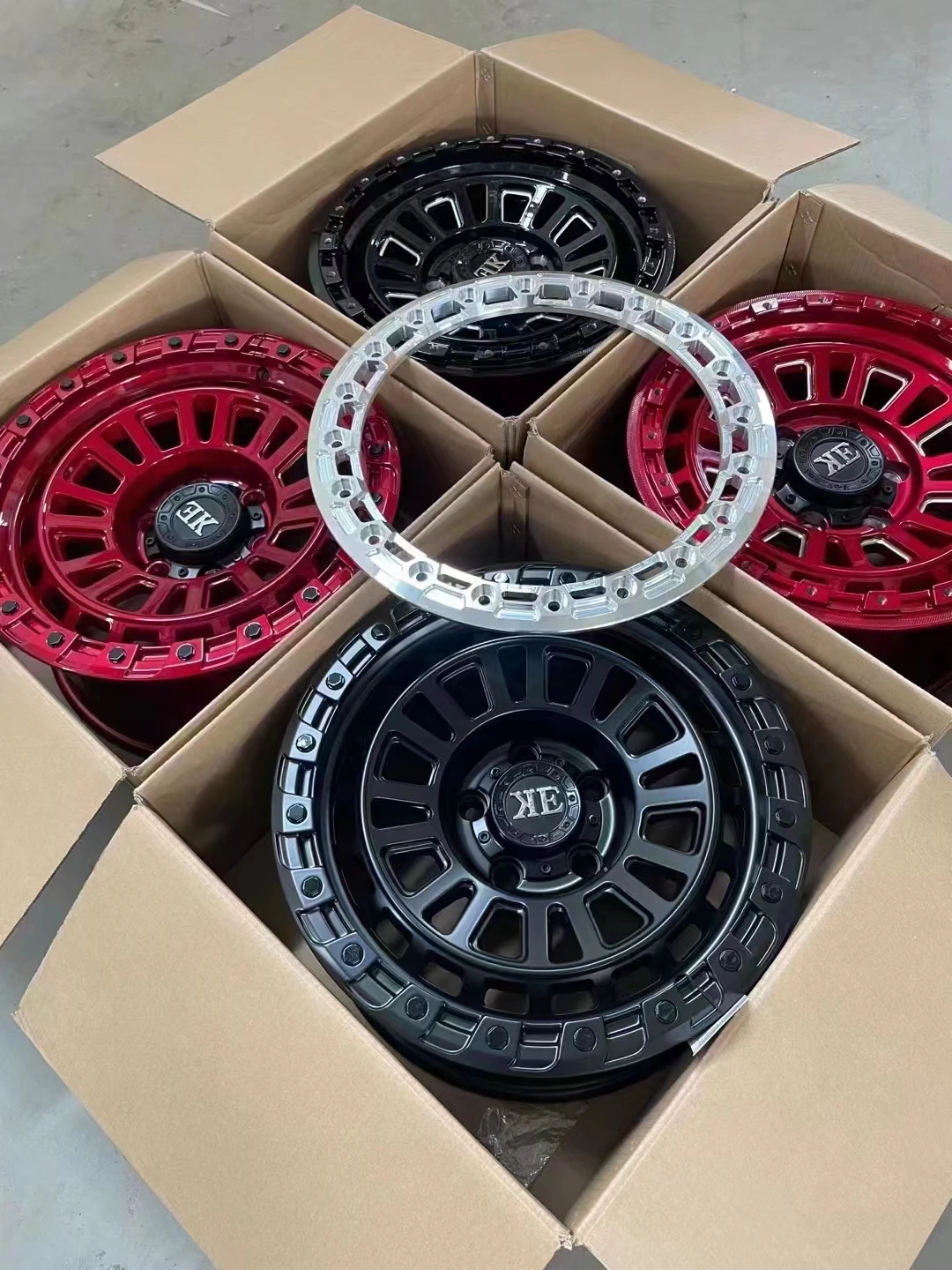 4x4 Off Road 17 18 Inch Matte Black Black Mud Wheel Rims - Buy 17 18 ...