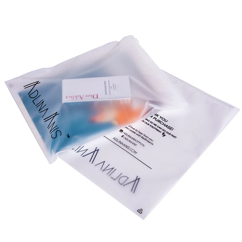 Transparent Biodegradable Plastic Garment Packaging Bag For Clothes ...