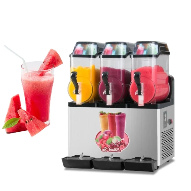 Qdmech Multifunctional Commercial 3tanks Machines Slush Ice Snow Drink ...