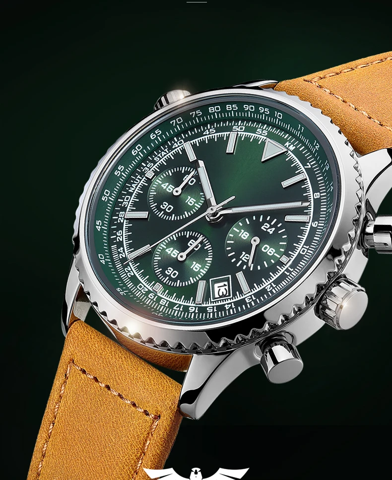 COCEAN Skeleton Moon Phase Watch - Luxury & Customization