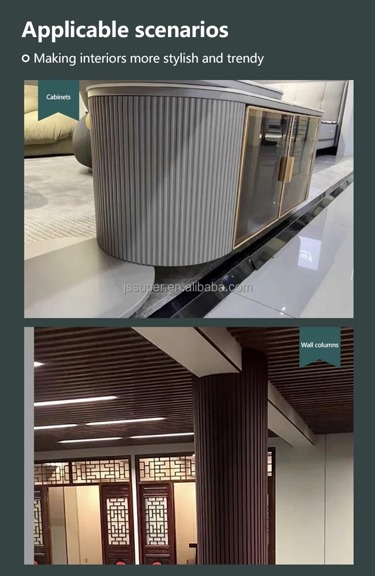 Solid Wooden Slat Rotating Grille Wall Panel - Durable & Stylish