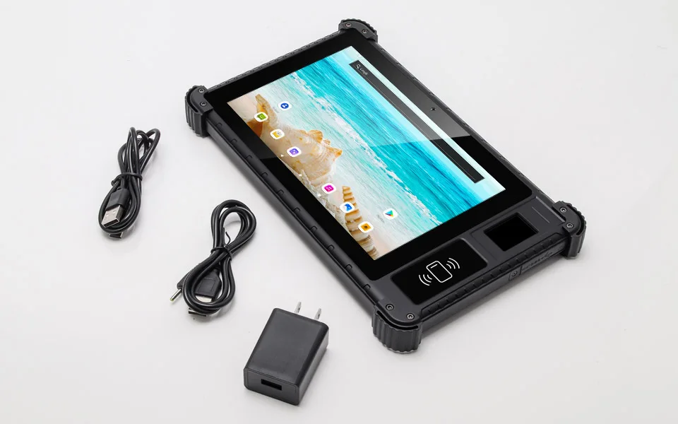 R817 Waterproof Tablet Pc Built-in Nfc 8000mah 8 Inch 4g Lte Android ...