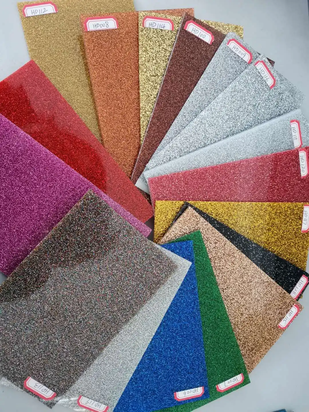 Decorative Shining Sheets - Glitter Acrylic Plastic