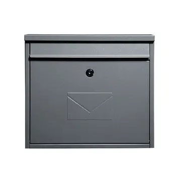 Metal Grey Color Waterproof Wall Mounted Outdoor Waterproof Mailbox ...