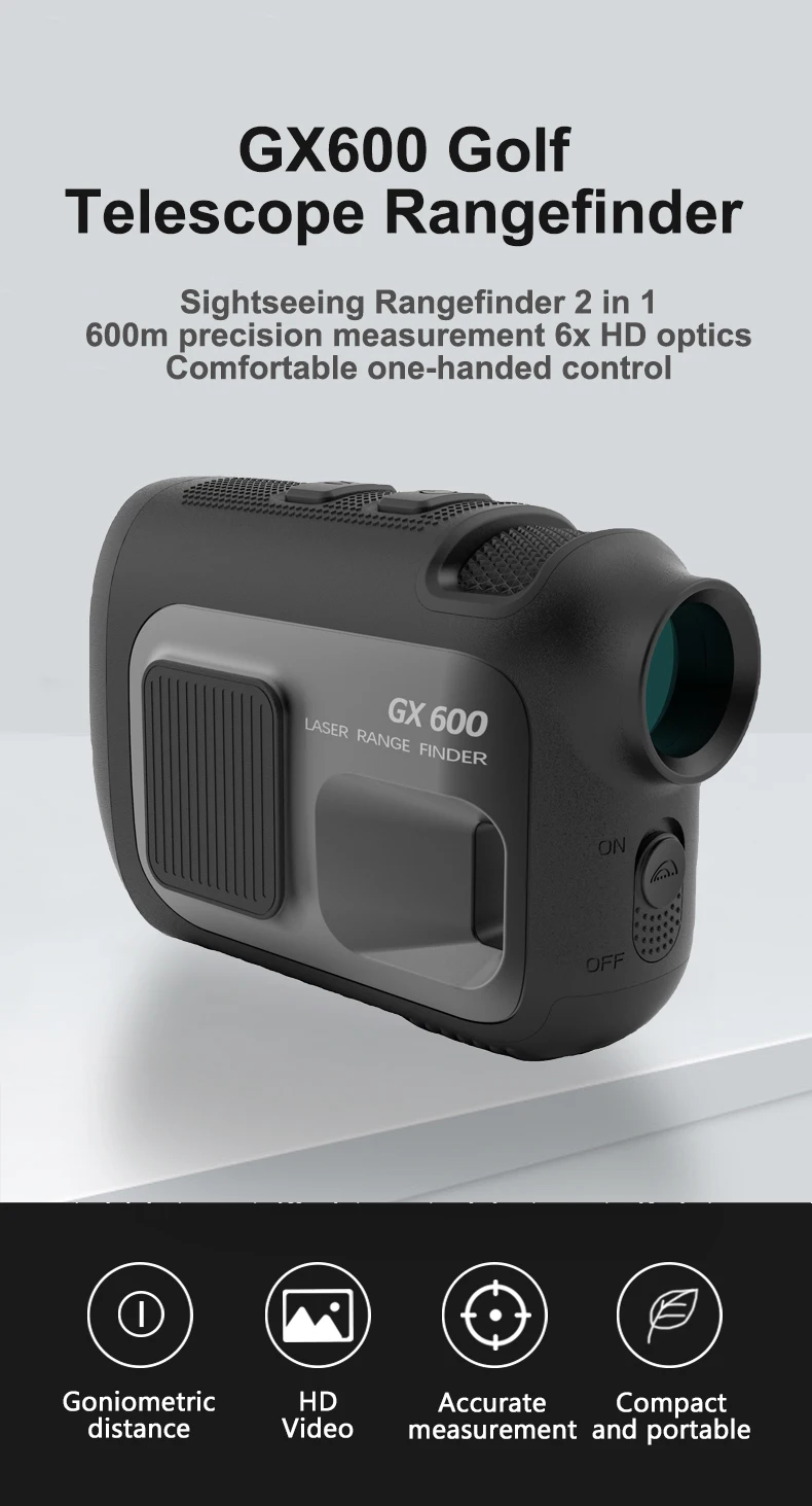 Range Finder Custom 600m With Slope Touch Screen Digital Golf ...