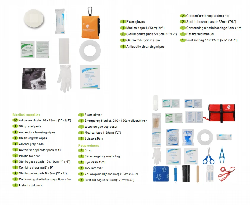 High Quality First Aid Kit With Emergency Medical Supplies Plastic ...