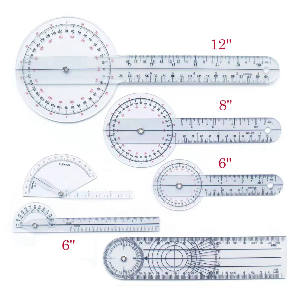 Custom Set Goniometro Medical Ruler For Physical Therapy - Buy Plastic ...