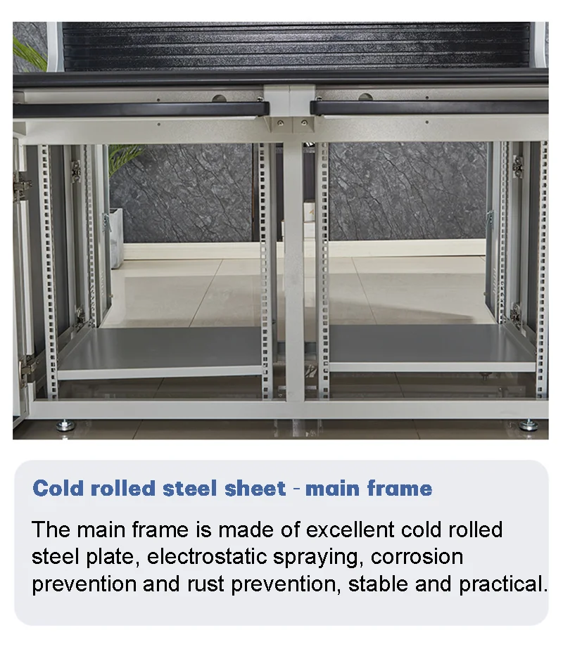 Modern Design Office Computer Console Desk Cabinet Factory Custom ...