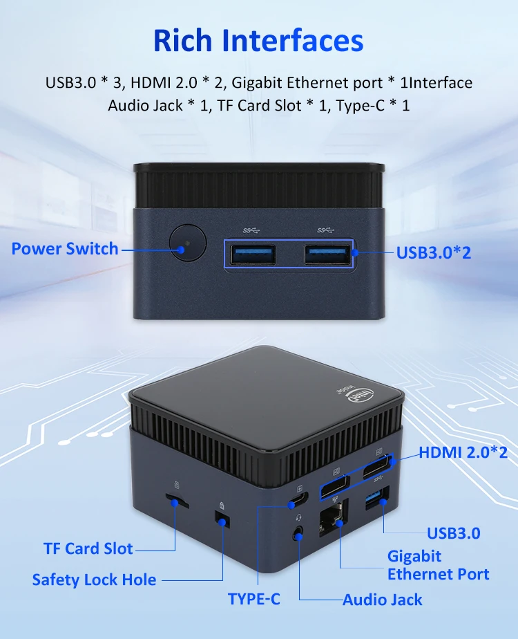 Morefine M6s 12 Gen N100 Mini Gaming Pc Lpddr5 Ssd Portable Desktop ...