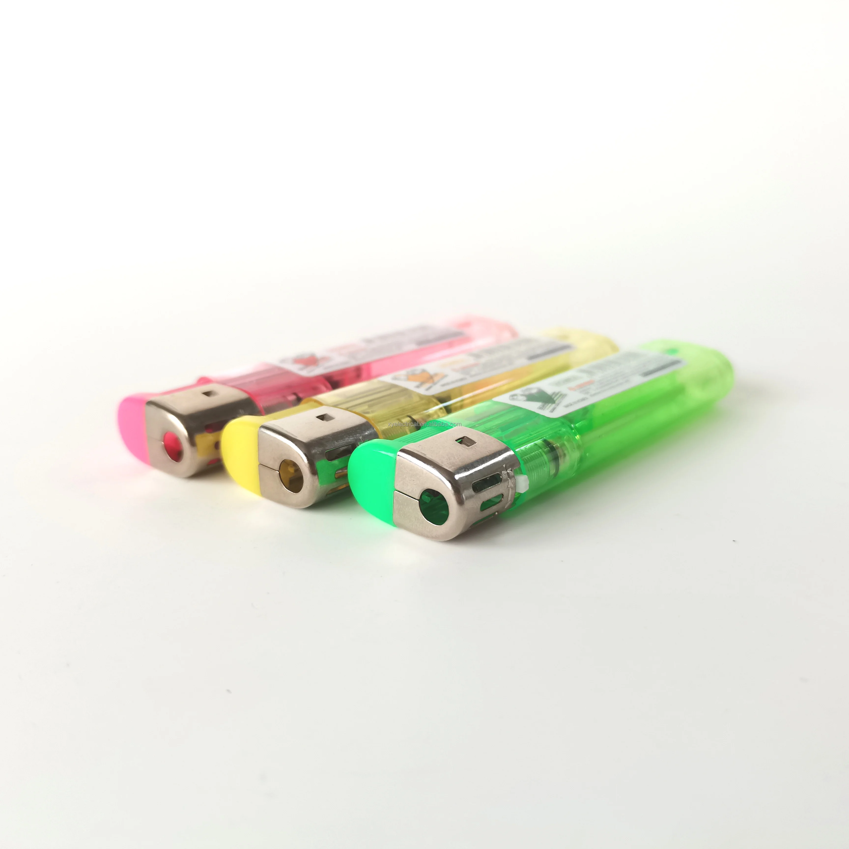 Transparent Plastic Smoking Electronic Lighter - ISO Quality
