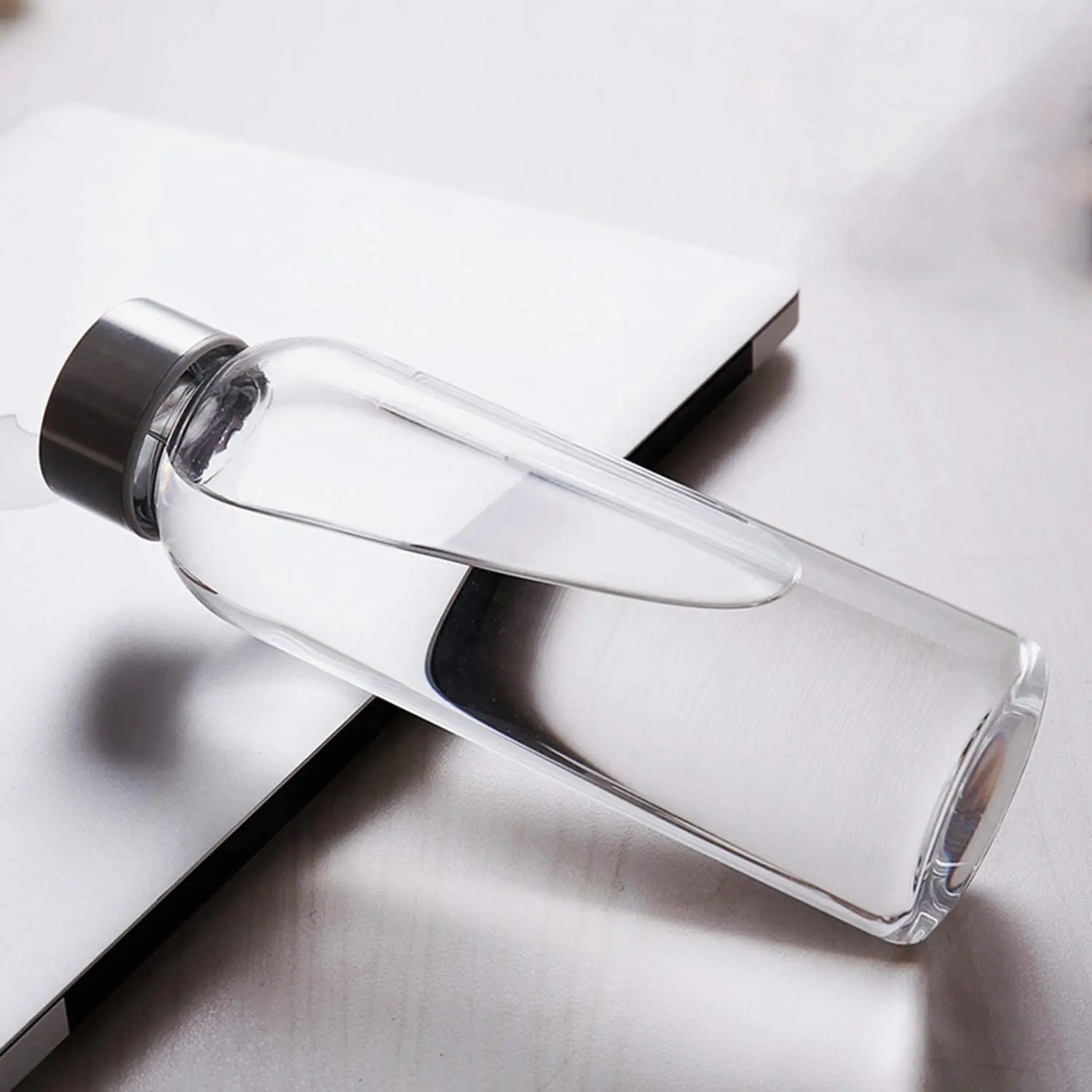 New Custom Clear Wide Mouth Thick Heavy Bottom Borosilicate Glass Sport ...