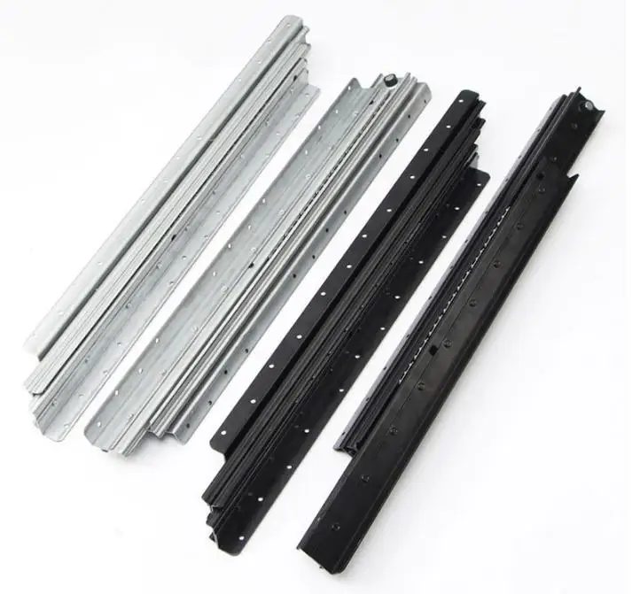 Extendable Dining Table Slide Rail Drawer Slide Multi-Section Folding ...