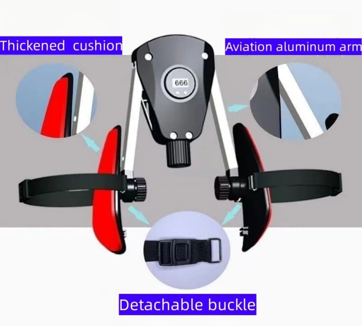 Rs 2024 New Adjustable Resistance Leg Thigh Master Pelvic Floor Trainer ...