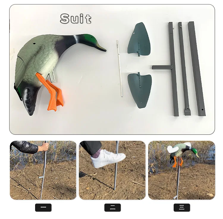 Hitop High Quality 1000G Pe Plastic Mallard True Motion Hunting Duck ...