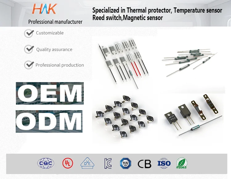 Mka Reed Switch 14mm 20mm Glass Housing Magnetic Sensor Reed Sensor Mka ...