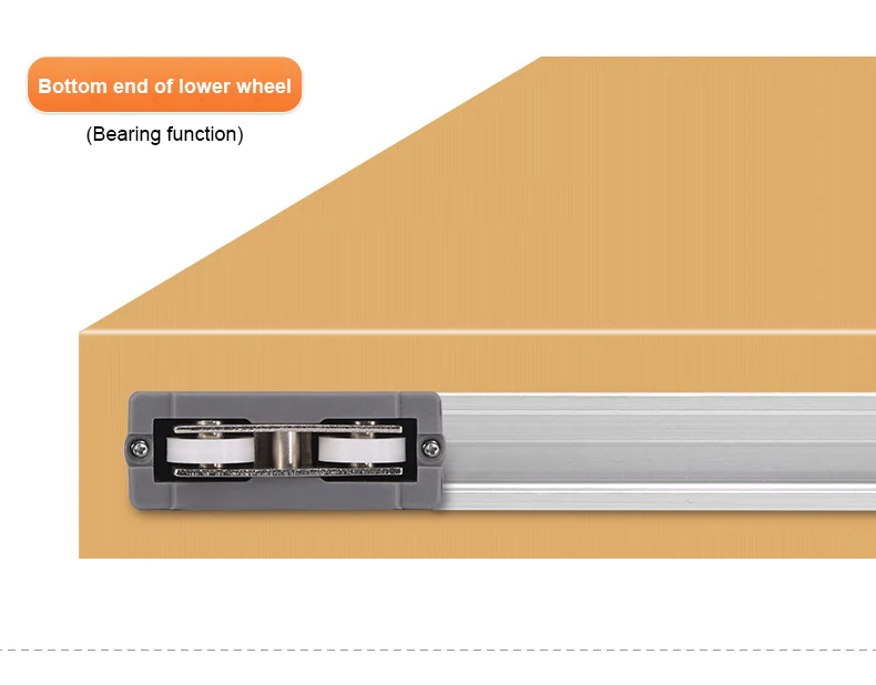 Hidden Track Design Sliding Door Buffer Damper System