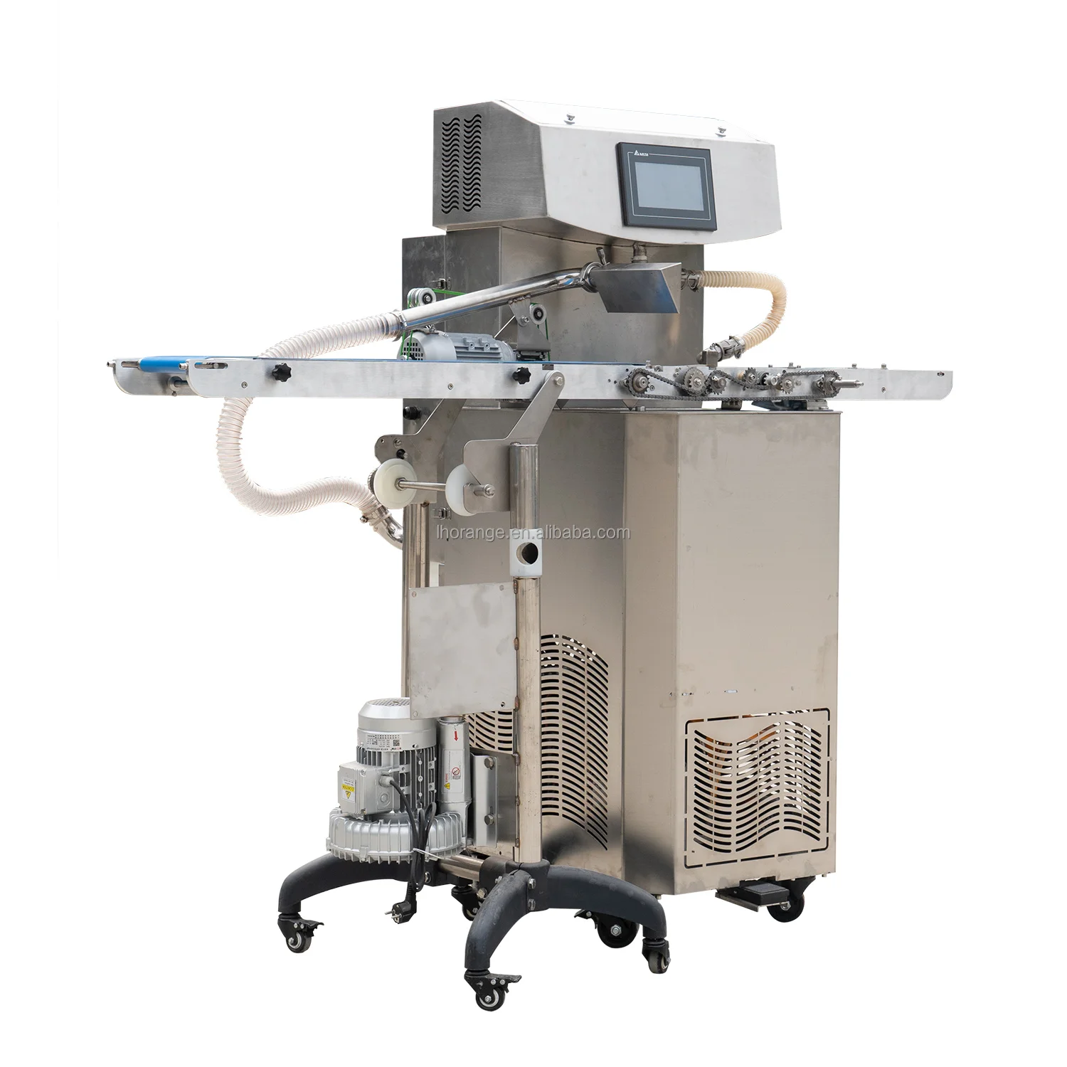 Small Chocolate Coating Covering Machine Mini Chocolate Enrober ...