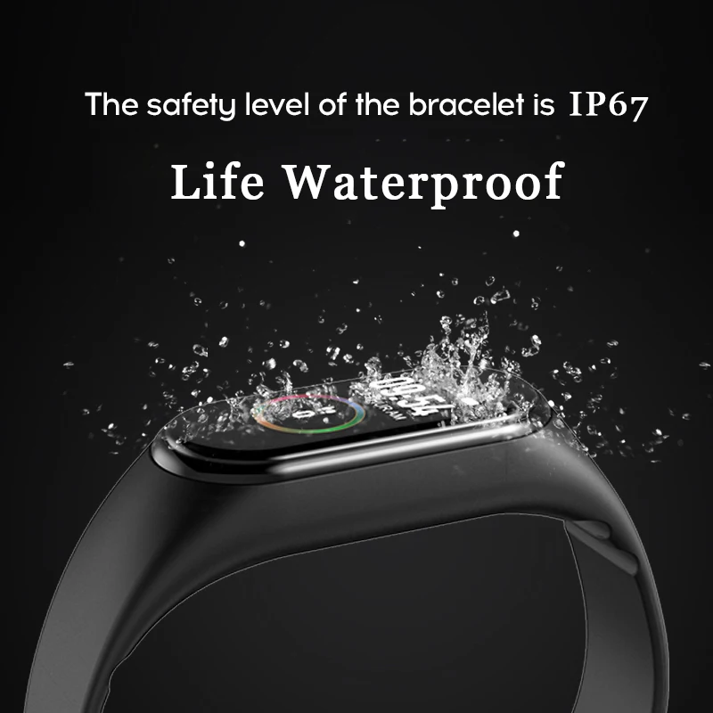 M4 Smart Bracelet Fitness Tracker Watch Sport Pedometer Heart Rate ...