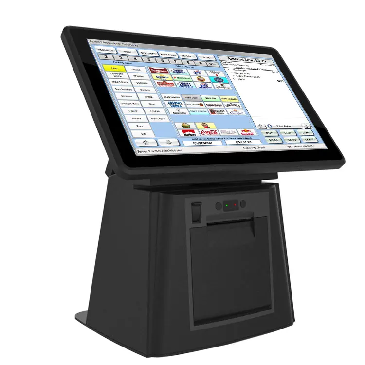 Mini-size Windows Pos Terminal With Built-in Thermal Printer High Cost ...