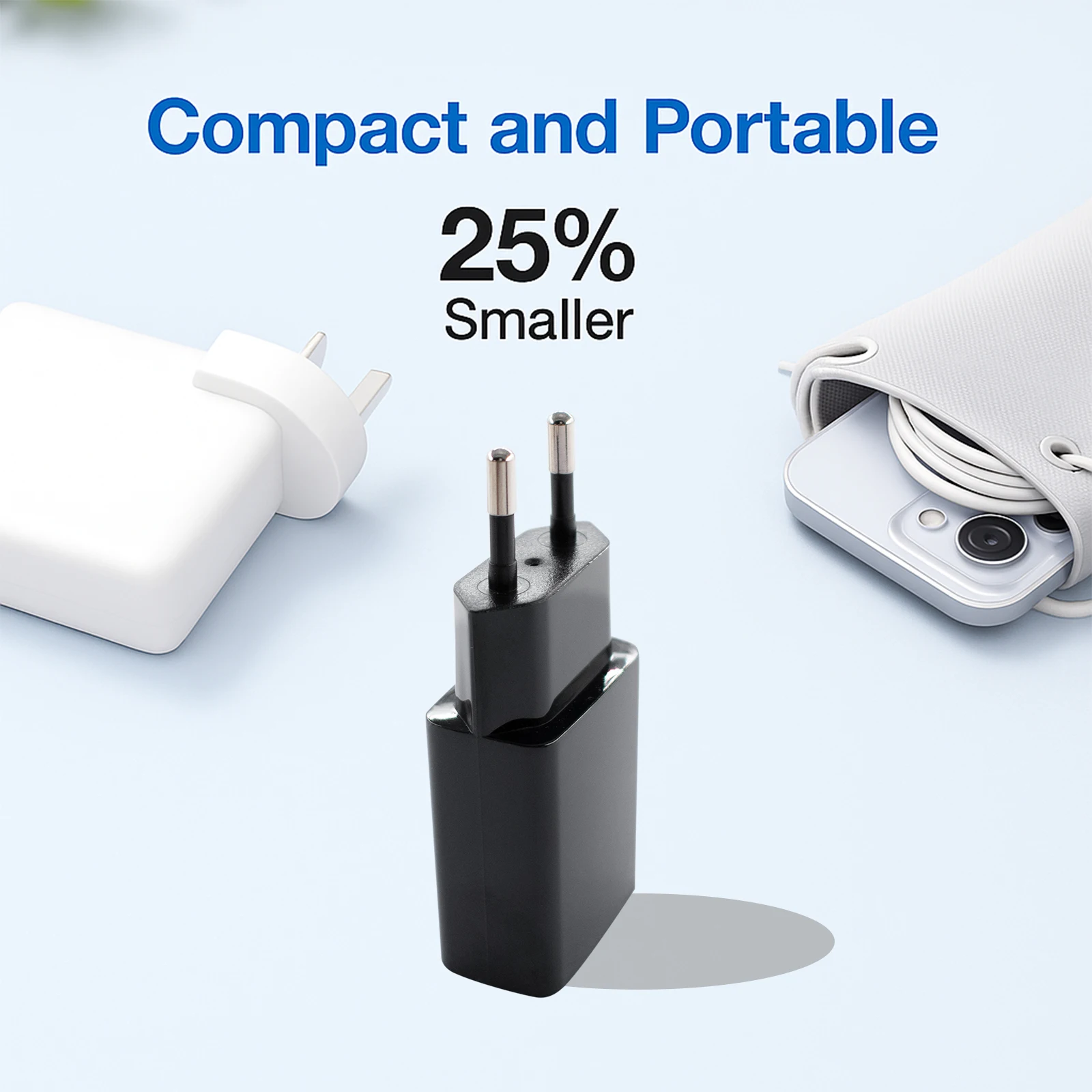 Phone Charger Fast Charger Type C Plug 5V 2A Wall Adapter Power Adapter ...