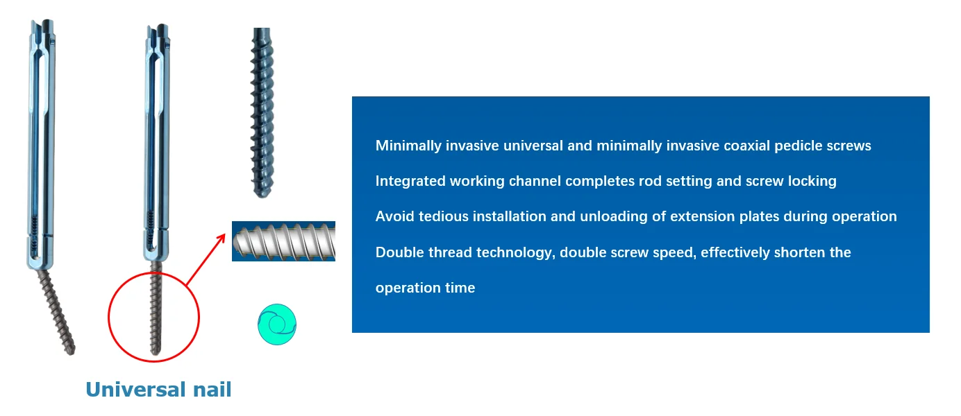 Selftapping Polyaxial Titanium Pedicle Screw - MIS Percutaneous Screw