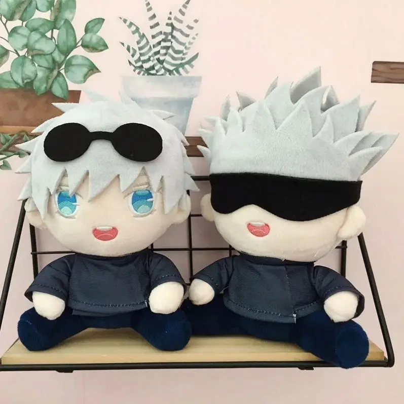 18cm Cartoon Jujutsu Kaisen Gojo Satoru Stuffed Plush Toy Baby Soft ...