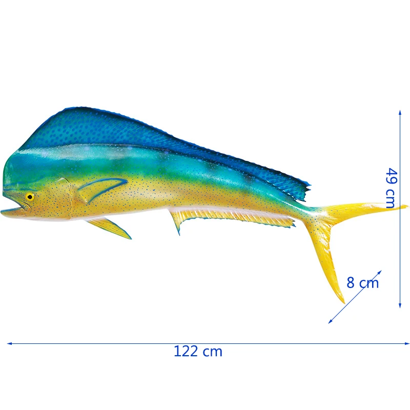 Mahi Bull Dolphin Dorado Fish Mount Wall Mount Decor Texidermy Release ...