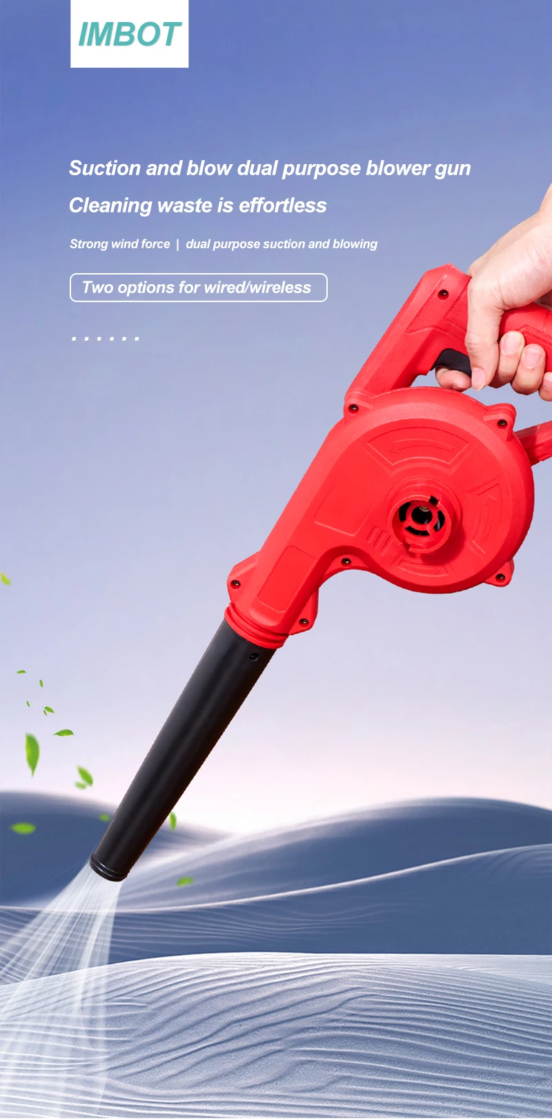 Dust Portable Blower Yard Cleaning Snow Blowing Power Electric Leaf ...