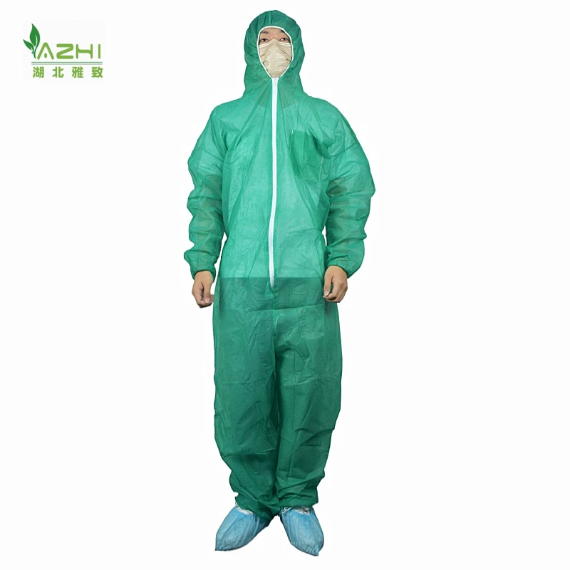 Yazhi Factory Medical Protective Clothing Coverall Suit Disposable ...