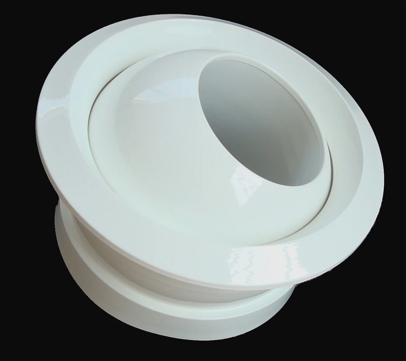 Hvac System Eye Ball Aluminum Adjustable Round Air Conditioner Vent Duct Diffusers Jet Nozzle ...