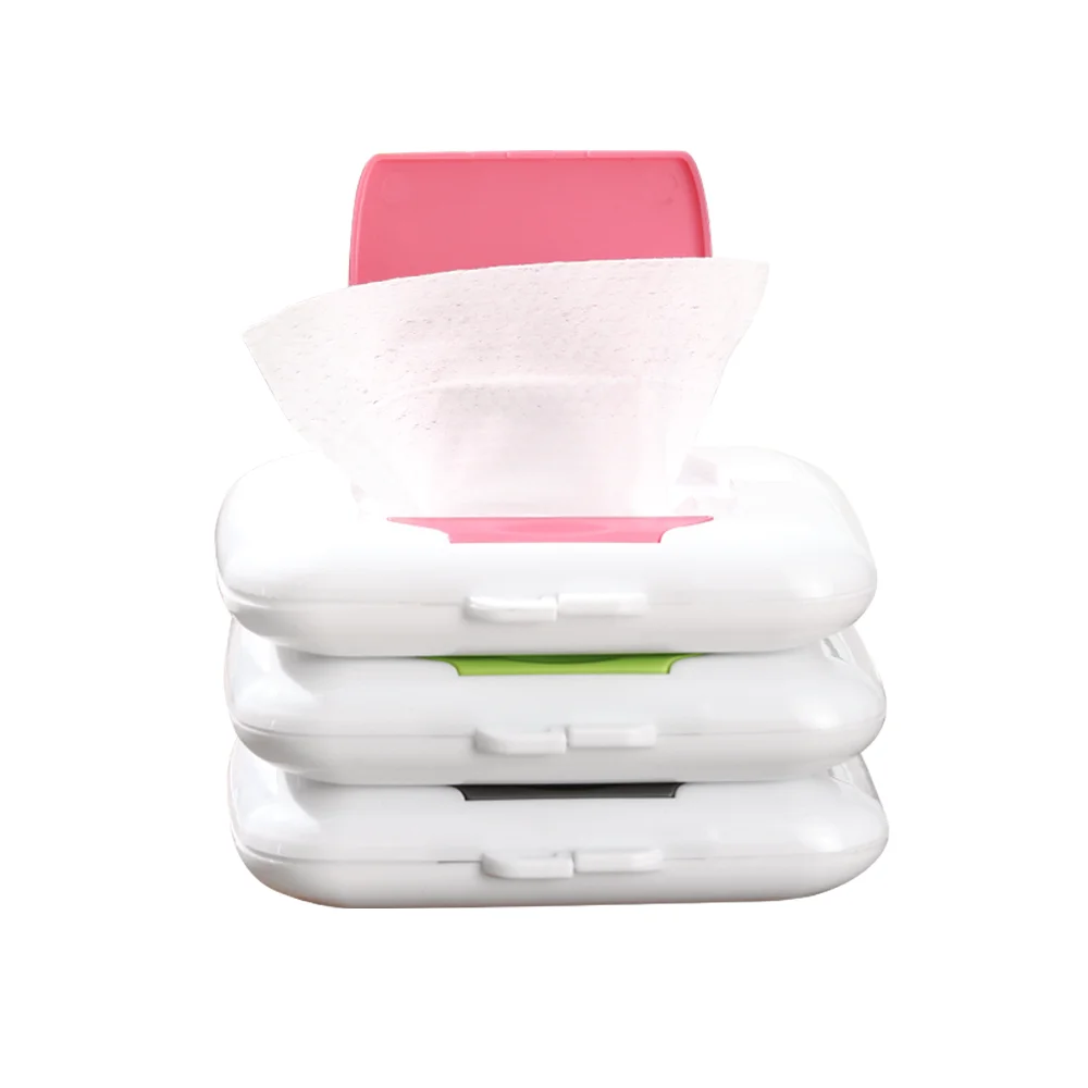 Portable Wet Tissue Wipes Storage Box Outdoor Travel Dustproof ...