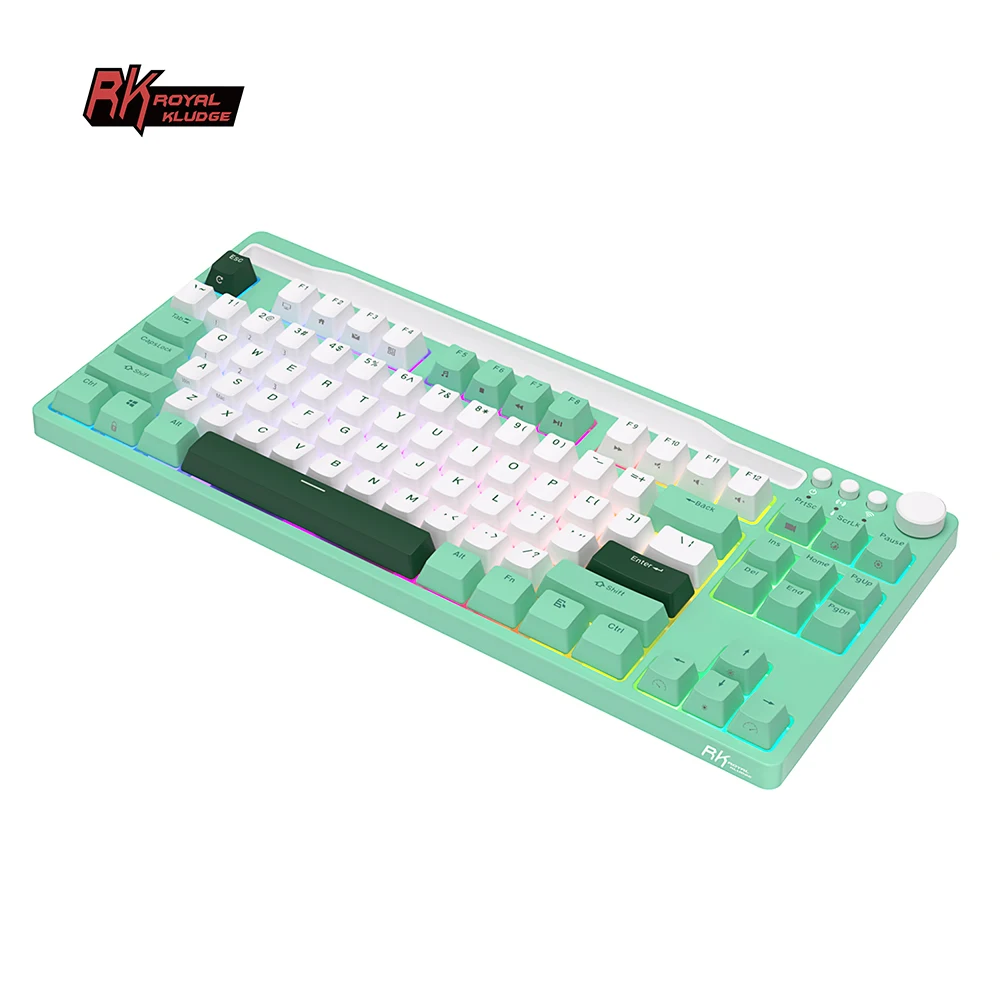 Royal Kludge Rk H87 Oem Rgb Tastiera Gaming Keyboard 87 Keys Tkl Diy ...