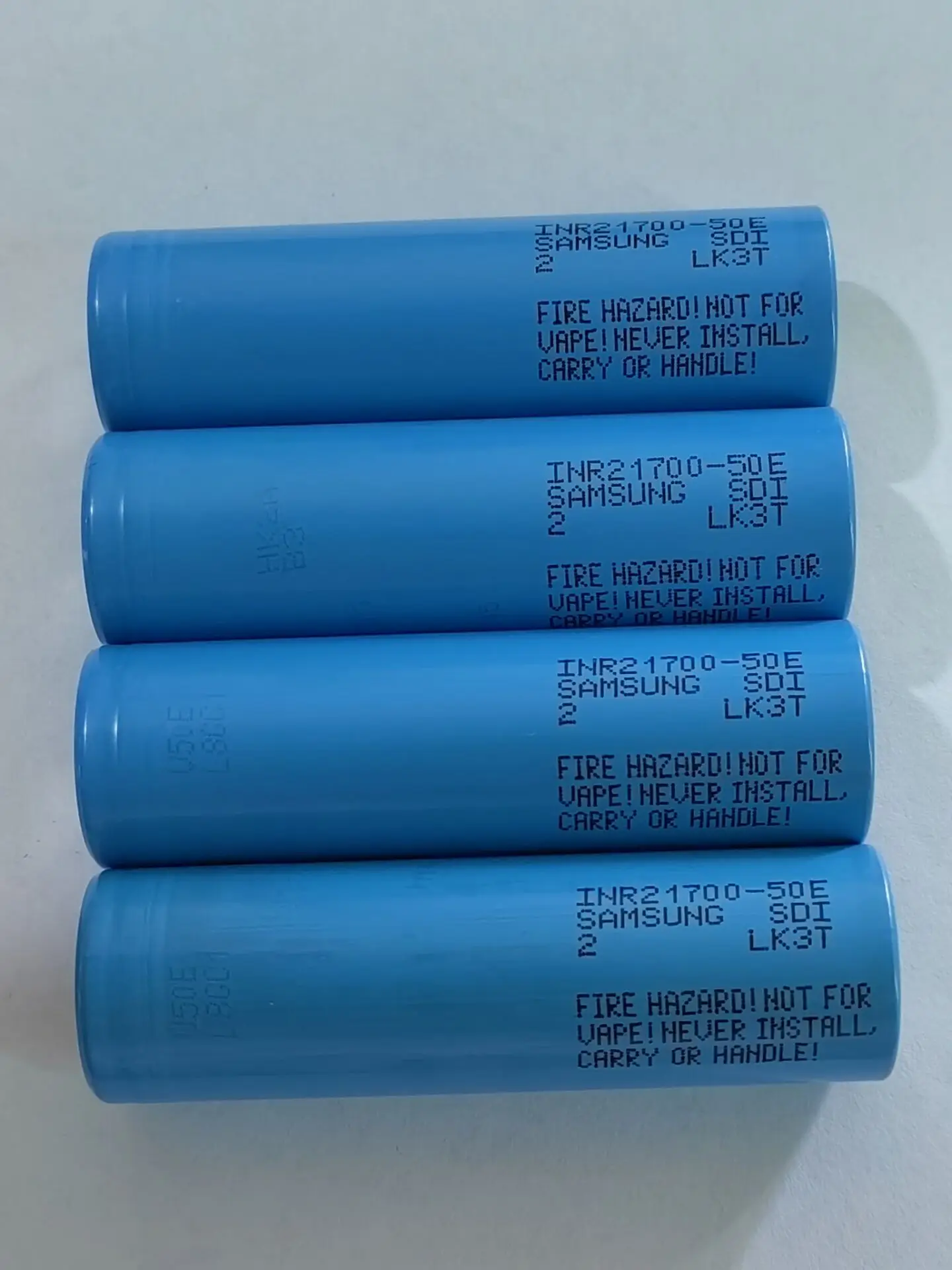 Lithium Li-ion Battery Inr21700 48g 3.7v 4800mah Battery Cell 21700 ...