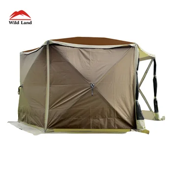 Wild Land Quick-set Up Glamping Hub Portable Pop Up Outdoor Instant Camping Pavilion Gazebo ...