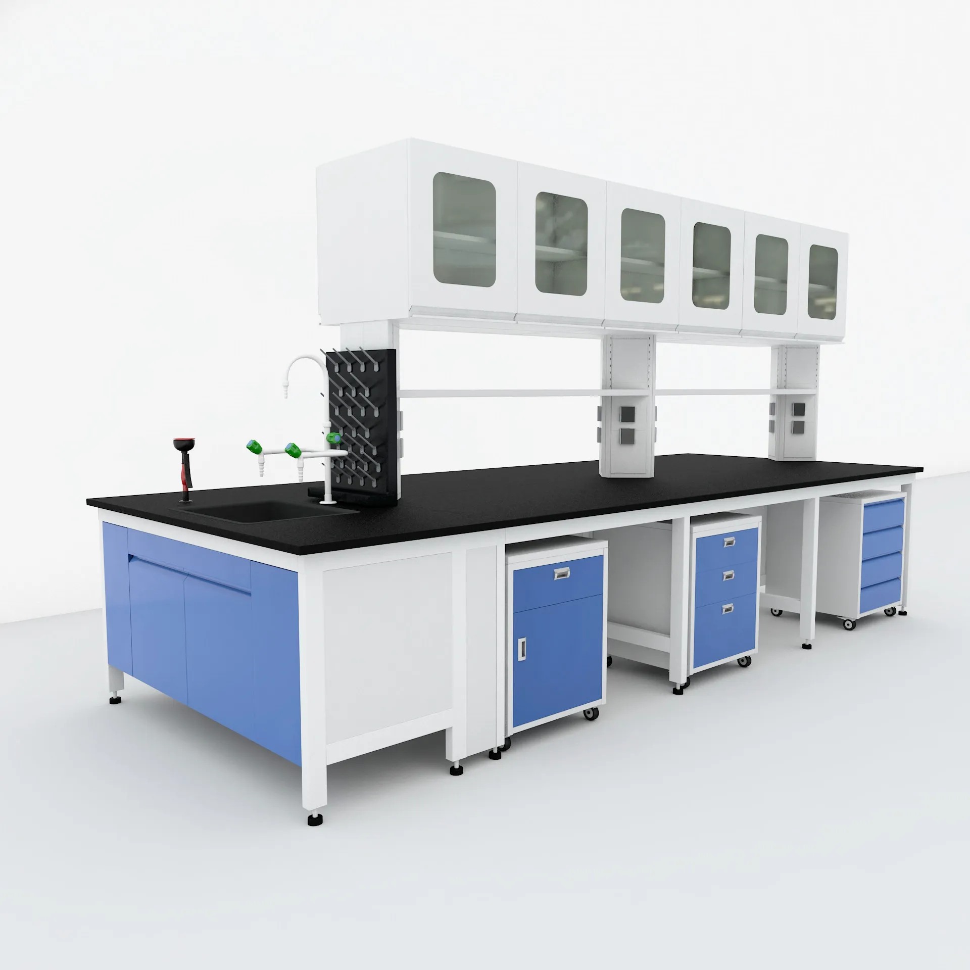 Physics Chemical Workstations with Sink Benches Laboratory Furniture ...