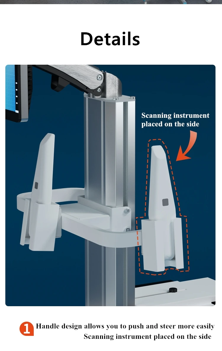 Height Adjustable Mobile Cart - Ideal for Hospital Trolleys