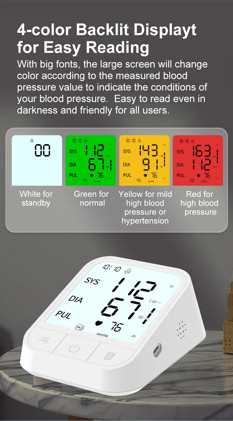 High-precision Digital BP Machine - Easy Blood Pressure Monitoring