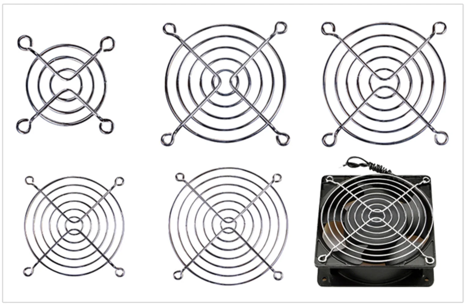 120mm Stainless Steel Wire Mesh Fan Cover/ Cooling Fan Guard - Buy ...