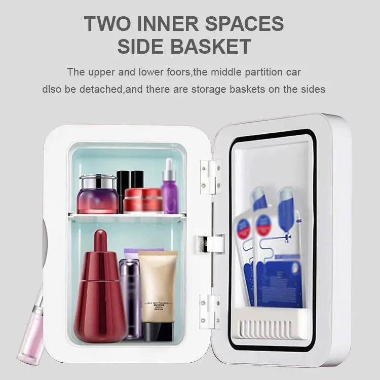 New Style Make Up Refrigerator With Led Light Make Up Mirror Mini ...